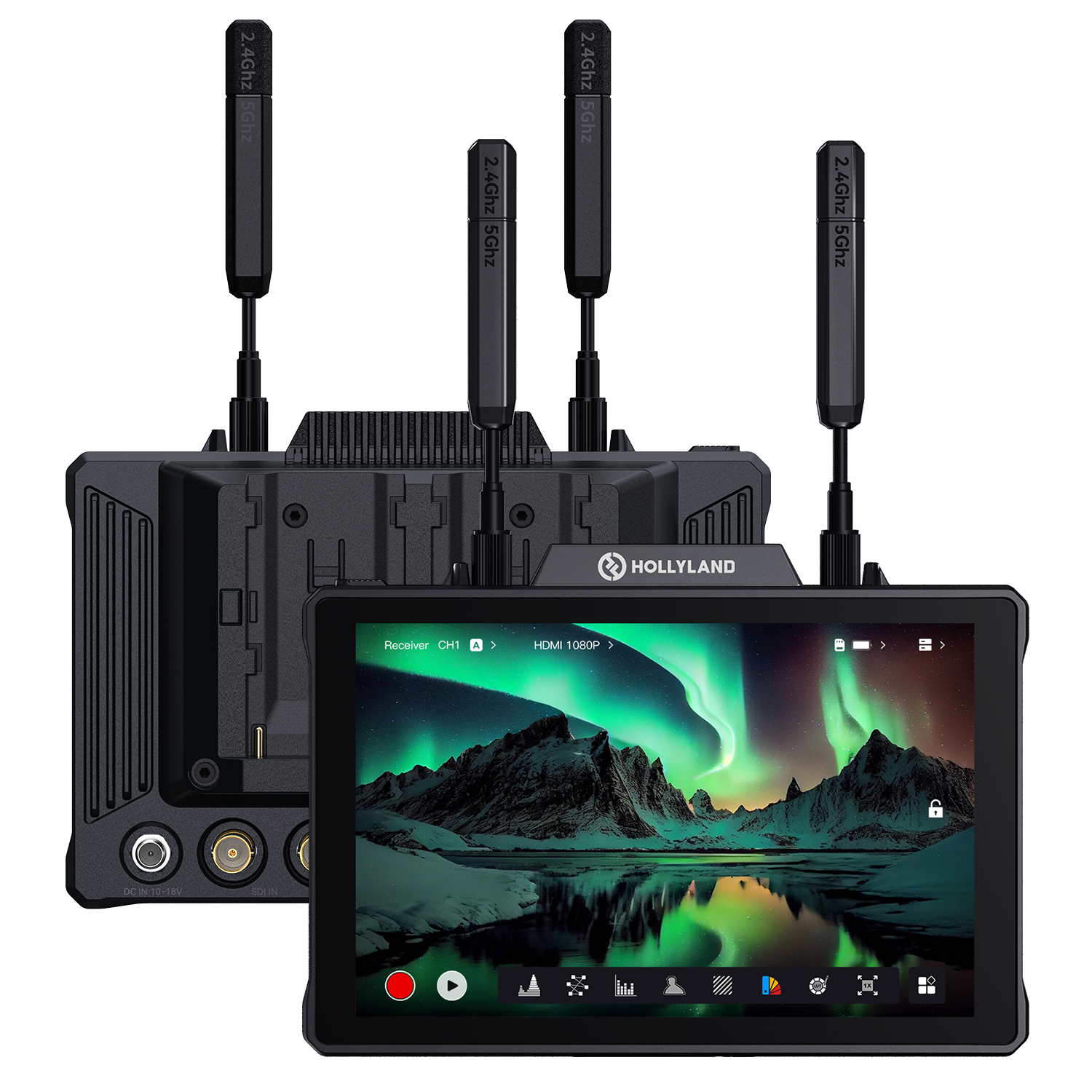 Hollyland Pyro 7: All-in-One Wireless Monitor with Dual-Band Transmission and Enhanced Image ...