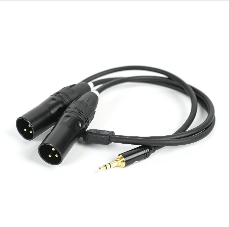 3.5mm to Dual XLR Audio Cable | Hollyland Wireless Microphone ...